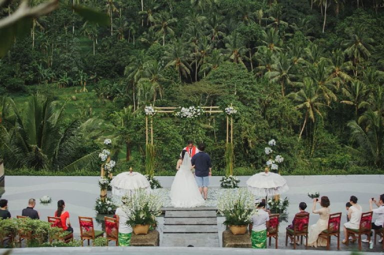 Jungle Rice Field Elopement Wedding in Ubud | Bali Weddings by Natalie